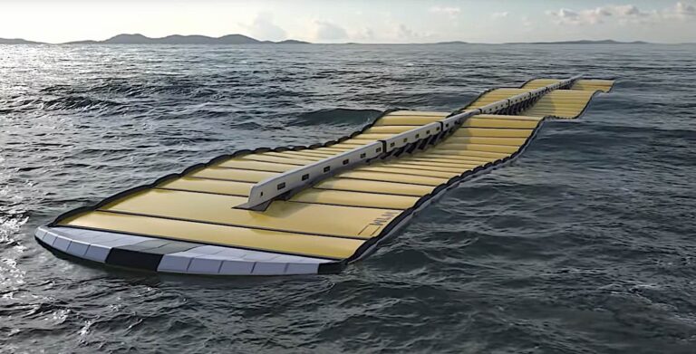 Cost-effective spine-like wave energy generator — Sea Wave Energy’s ...
